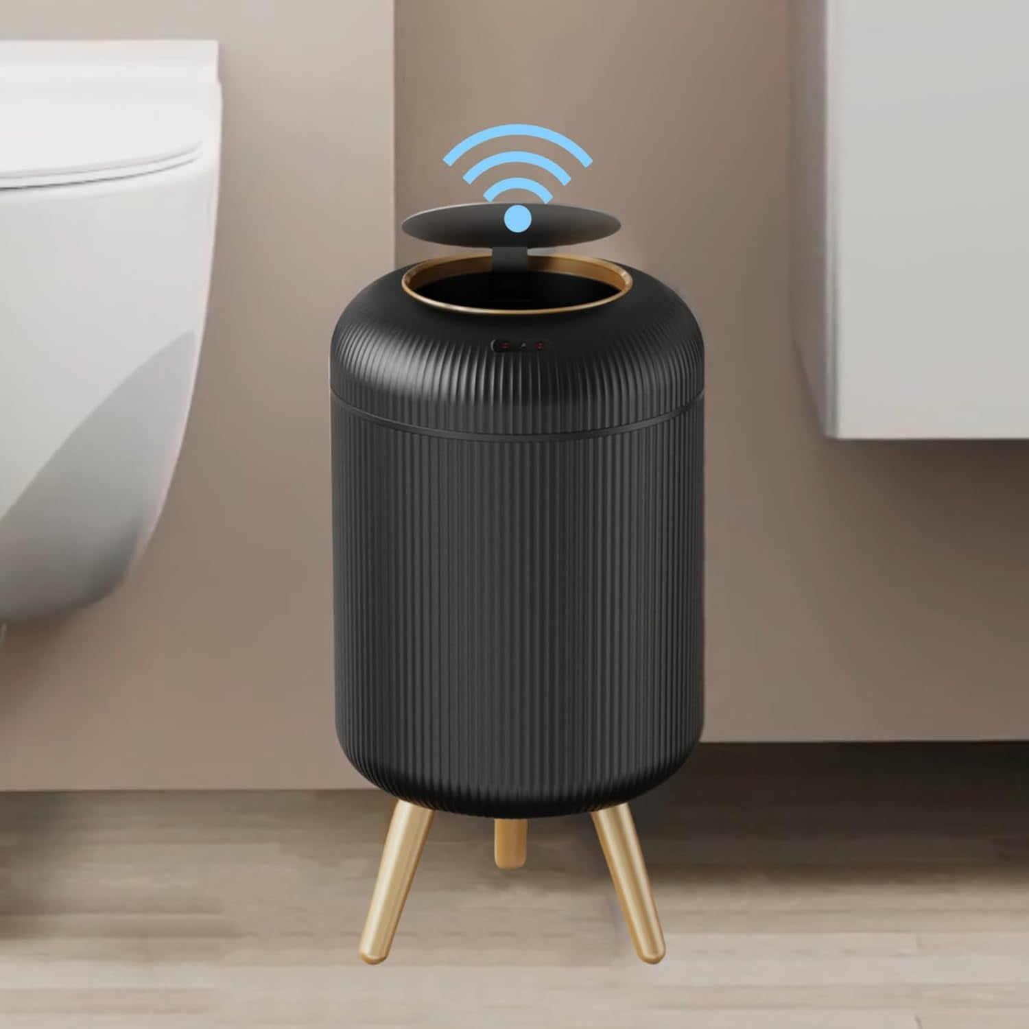 Wellsay Motion Sensor Trash Can with Lid, 3 Gallon / 11 L Automatic ...