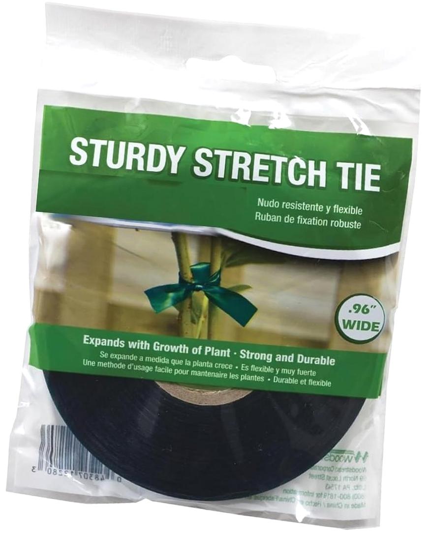 Wellsay Mountain Goods 1” Elastic Plant Tie Tape, 150 ft Roll ...
