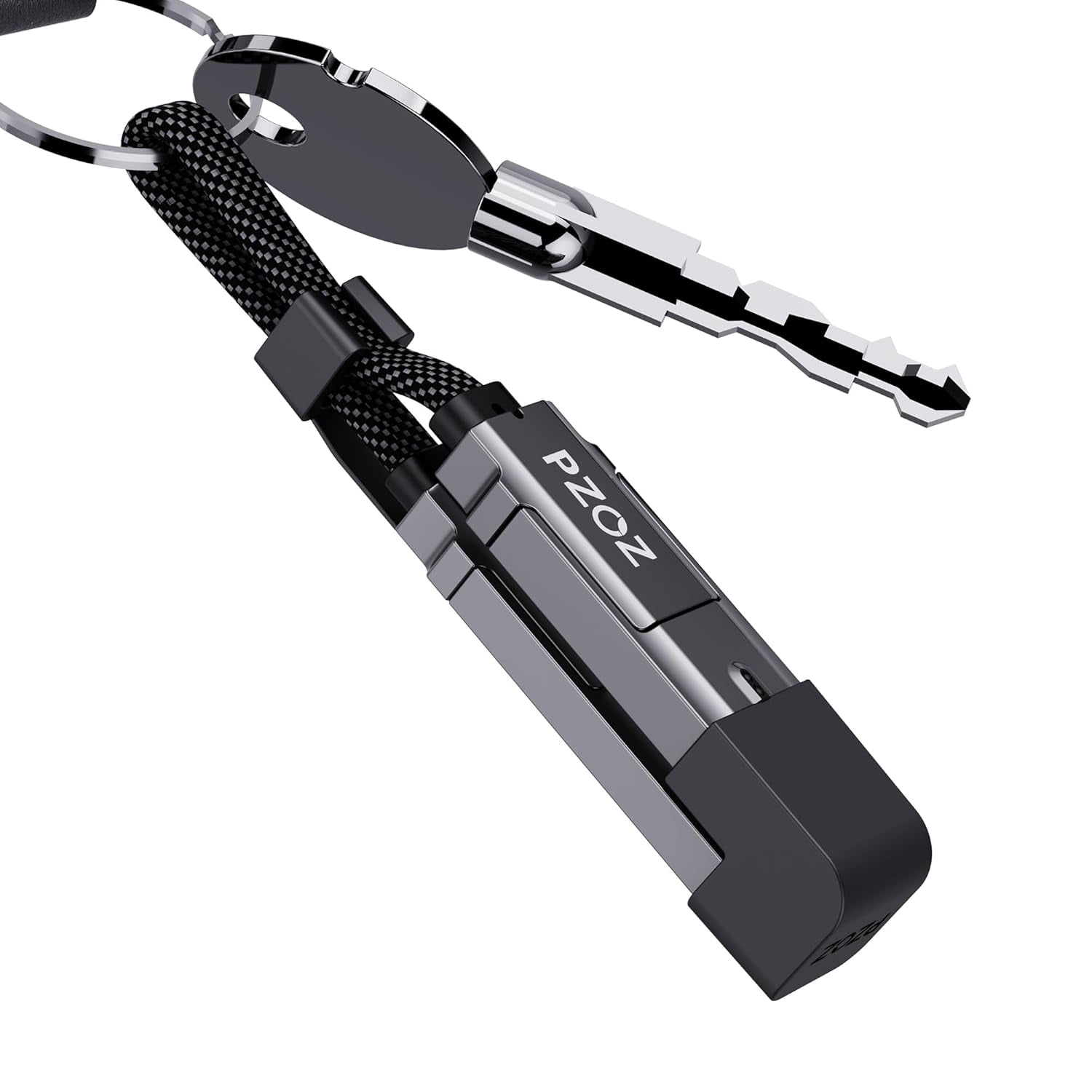 Wellsay Multi Charging Cable Keychain Charger Cable with LED Display, 4 ...