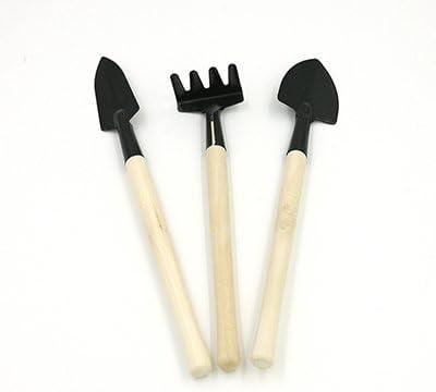 Wellsay New Plant Garden Tools Set with Wooden Handle Gardening Shovel ...