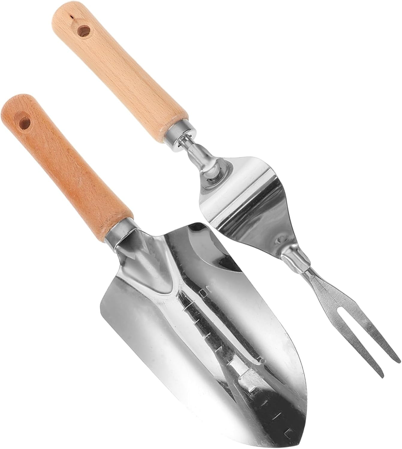 Wellsay New Uoting Weeding Tool Set Garden Hand Cultivator Sturdy Wood ...