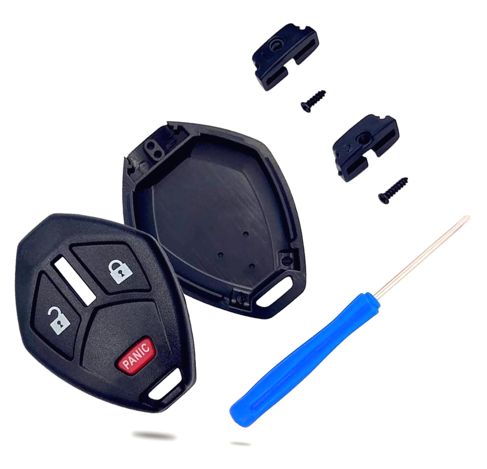 Wellsay No-Cut Key Fob Shell Replacement for Endeavor Galant Lancer ...