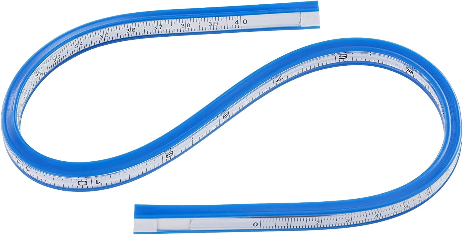 Wellsay Pacic Arc xible Curve Graduated 20 Inch Ruler with In Edge, for ...