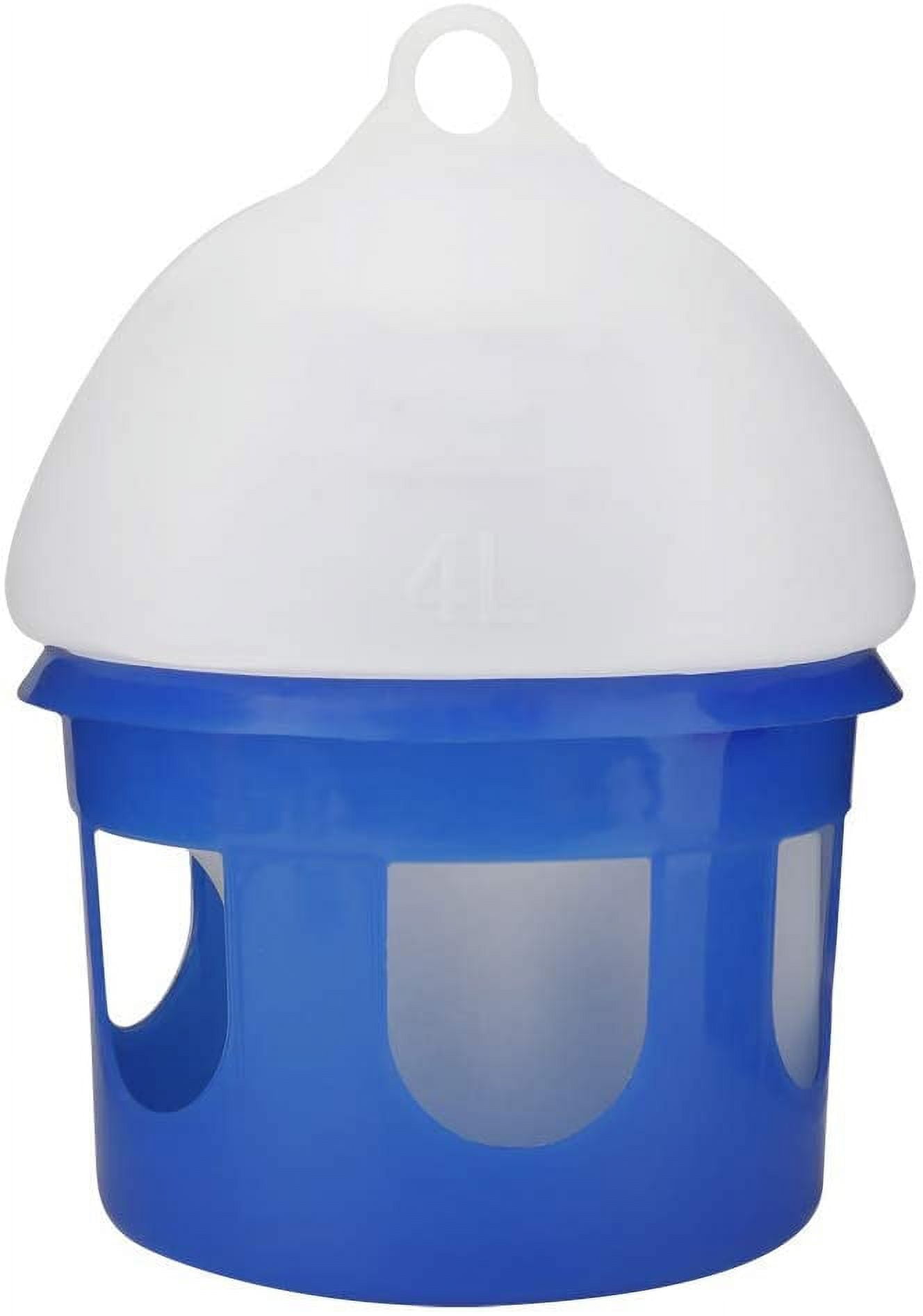 Wellsay Pigeon Feeder, ABS Plastic 4L Automatic Bird Pigeon Feeder ...