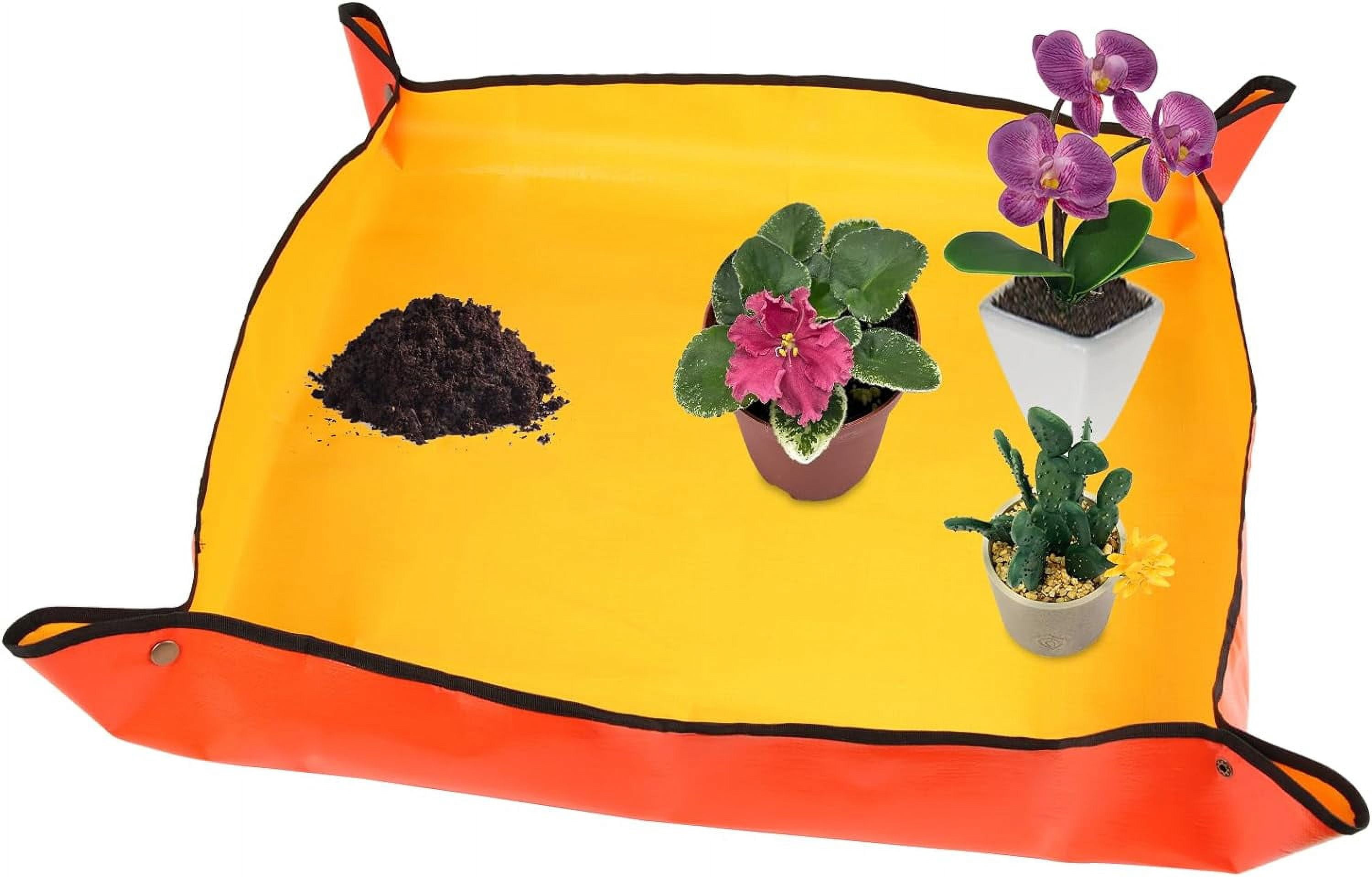 Wellsay Plant Repotting Mat for Indoor Plants Potting Soil, Foldable ...