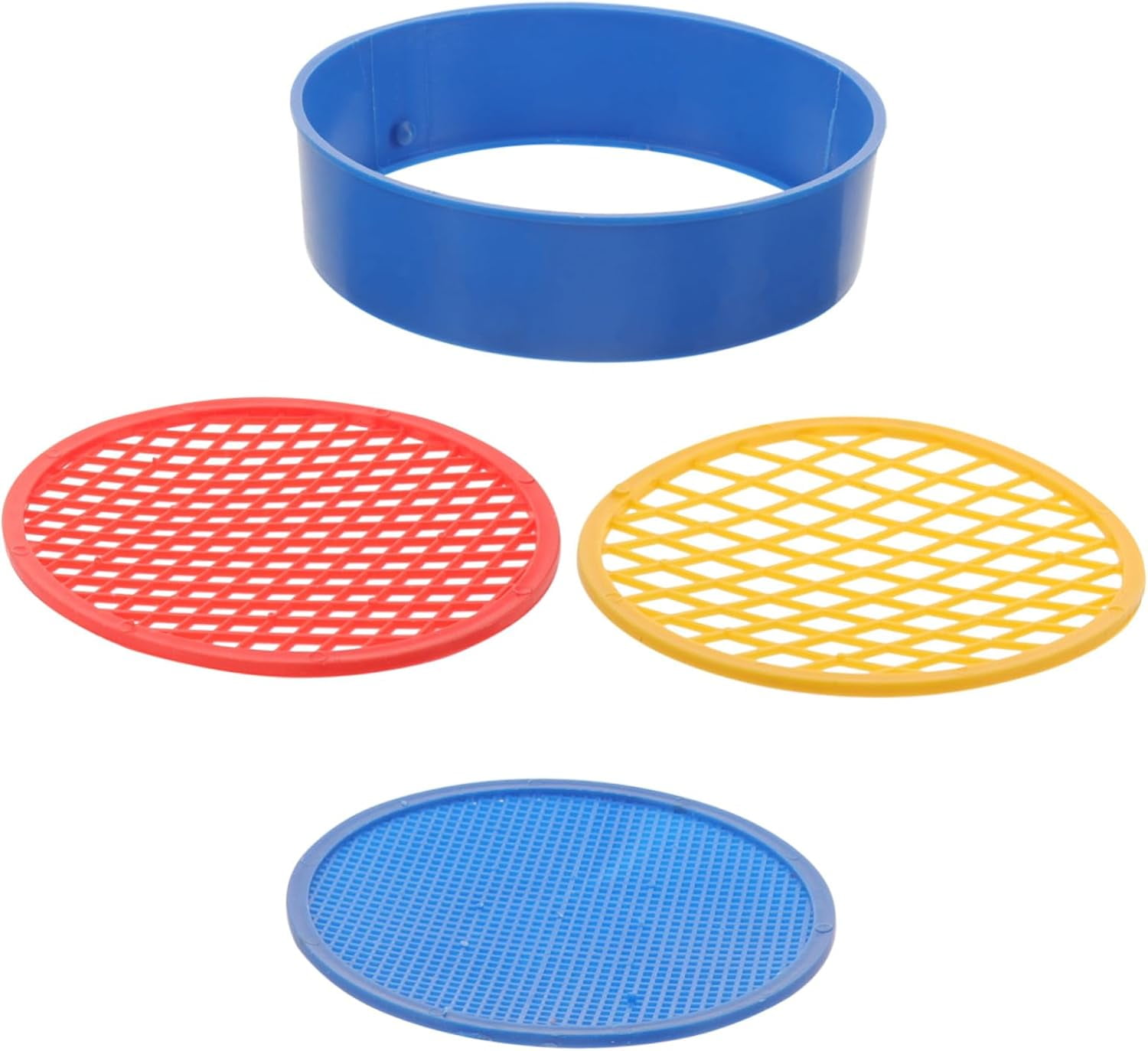 Wellsay Plastic Soil Sifter Set 3-in-1 Garden Tool for Soil Sieving ...