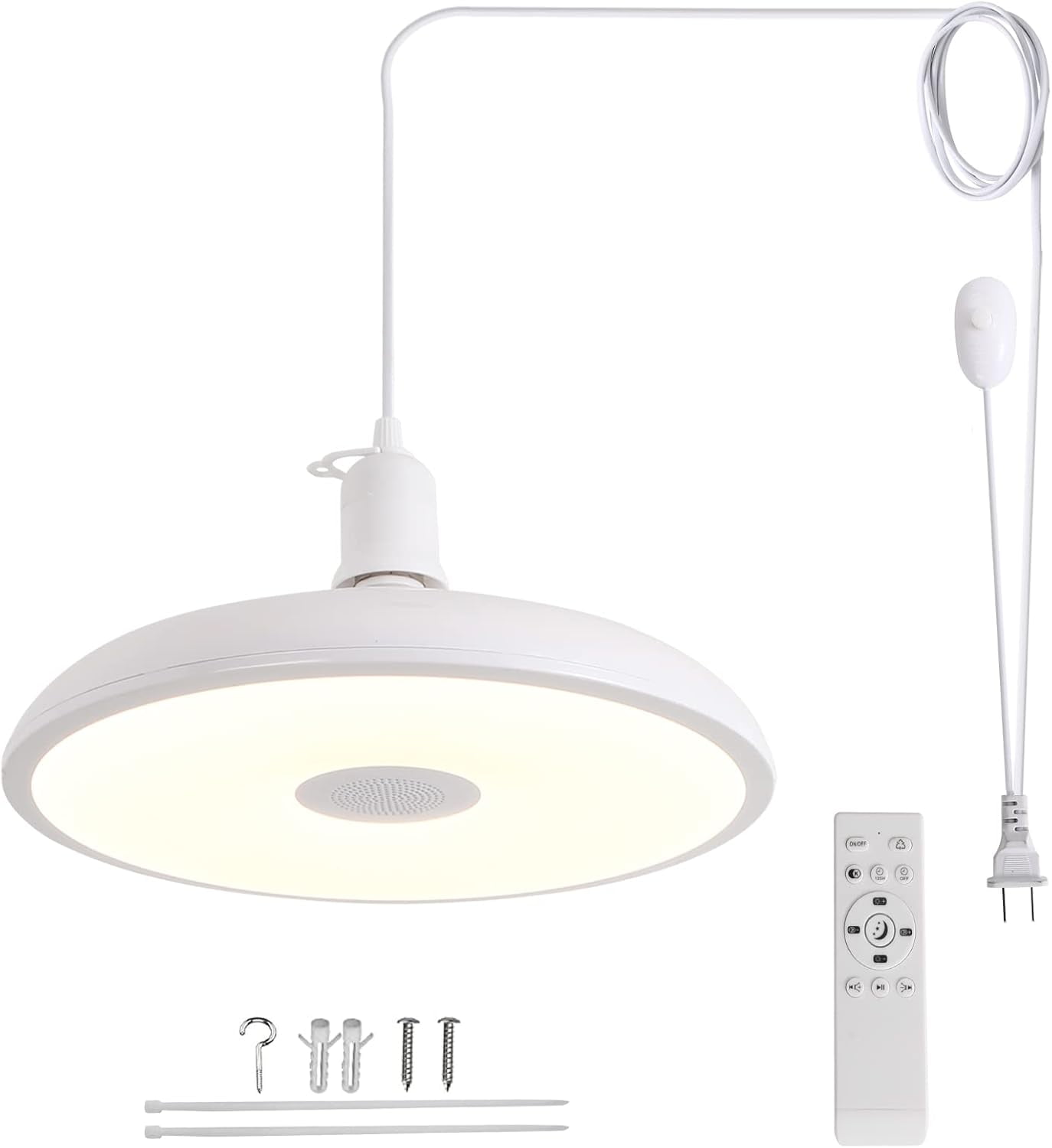 Wellsay Plug in Pendant Light Hanging Light Fixture for Kitchen Island ...