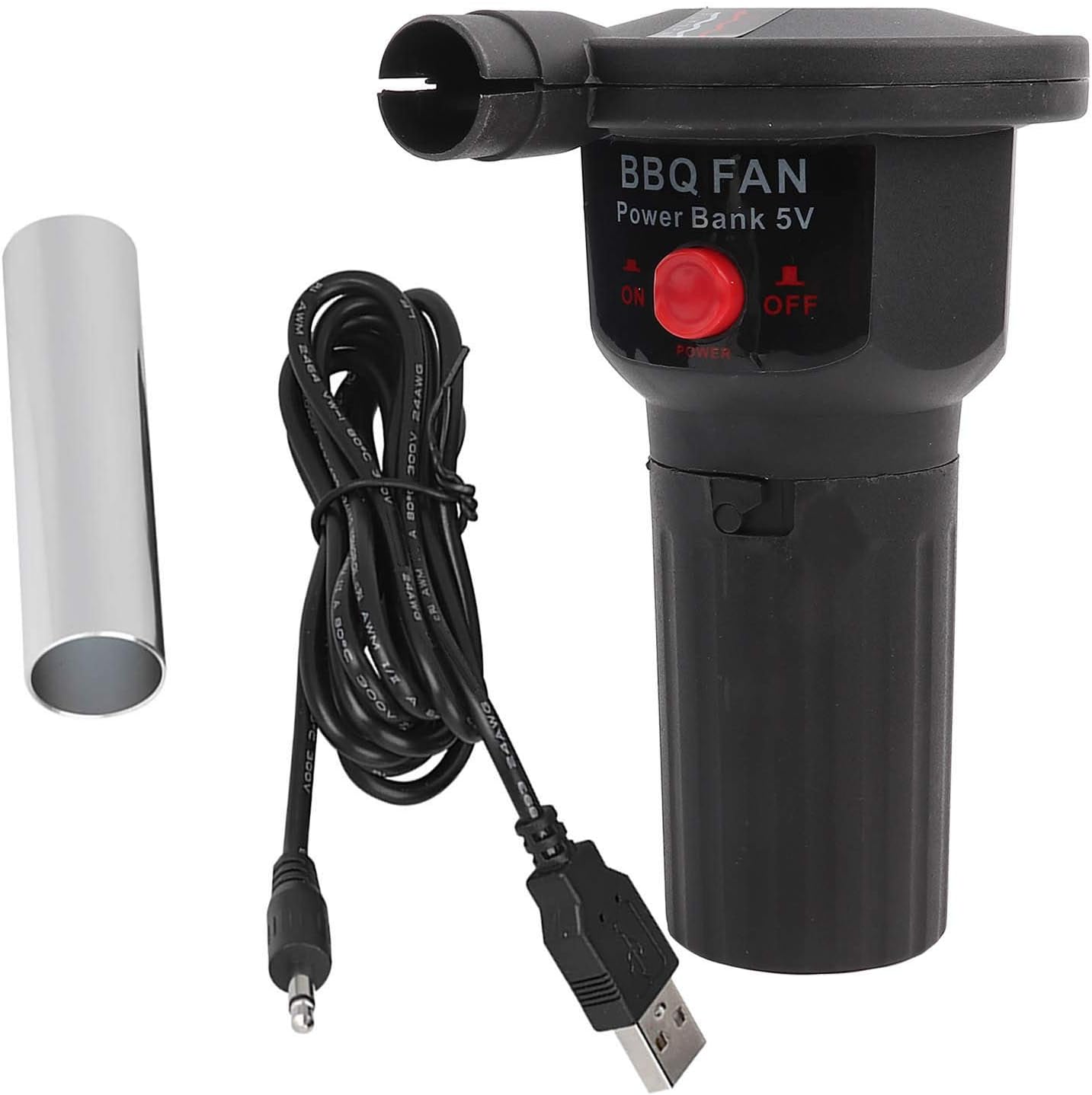 Wellsay Portable BBQ Fan Blower, Electricity BBQ Fan, Handheld Blower ...