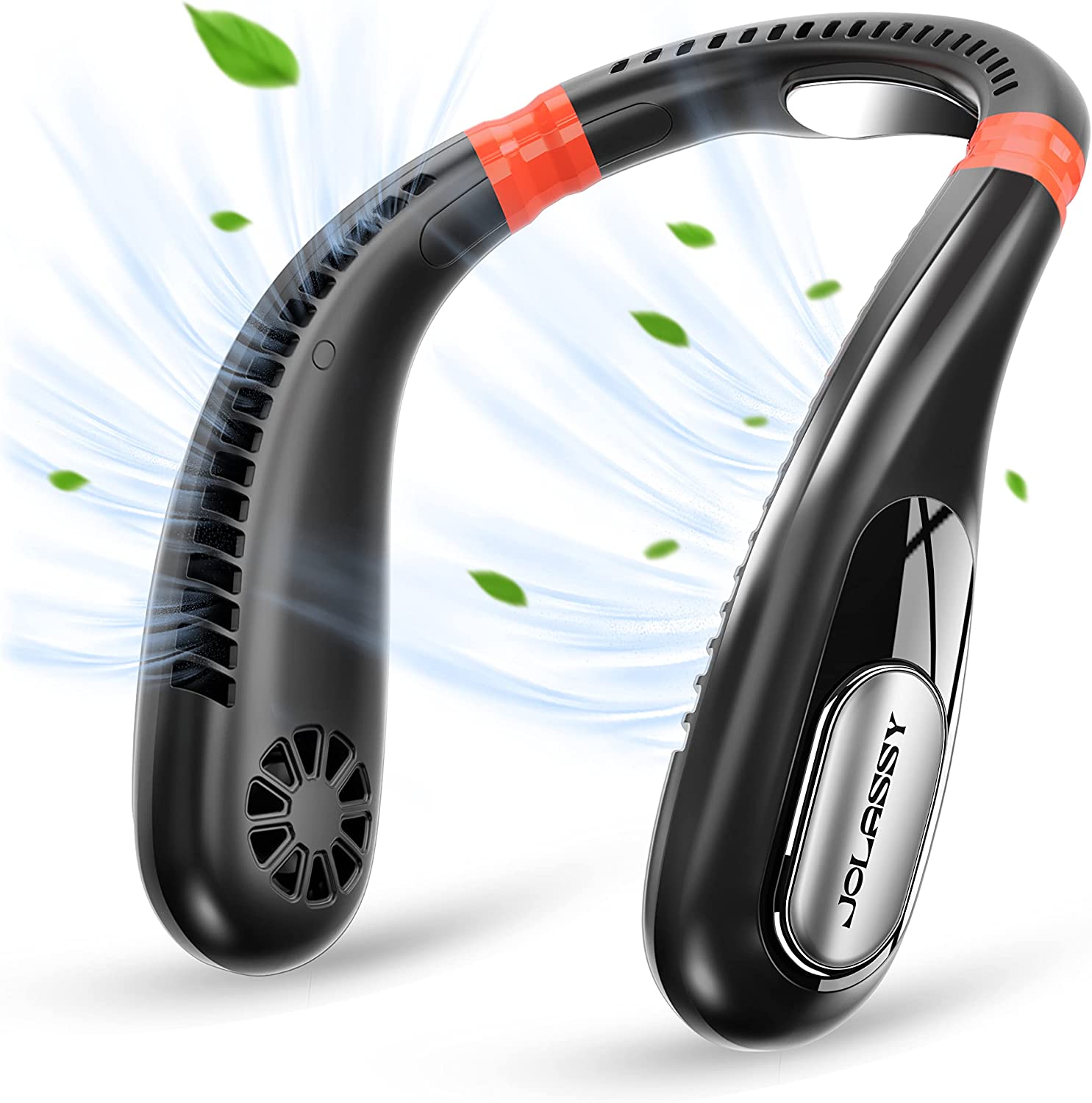 Wellsay Portable Neck Fan, 6000mAh Rechargeable Personal Fans Cooling ...