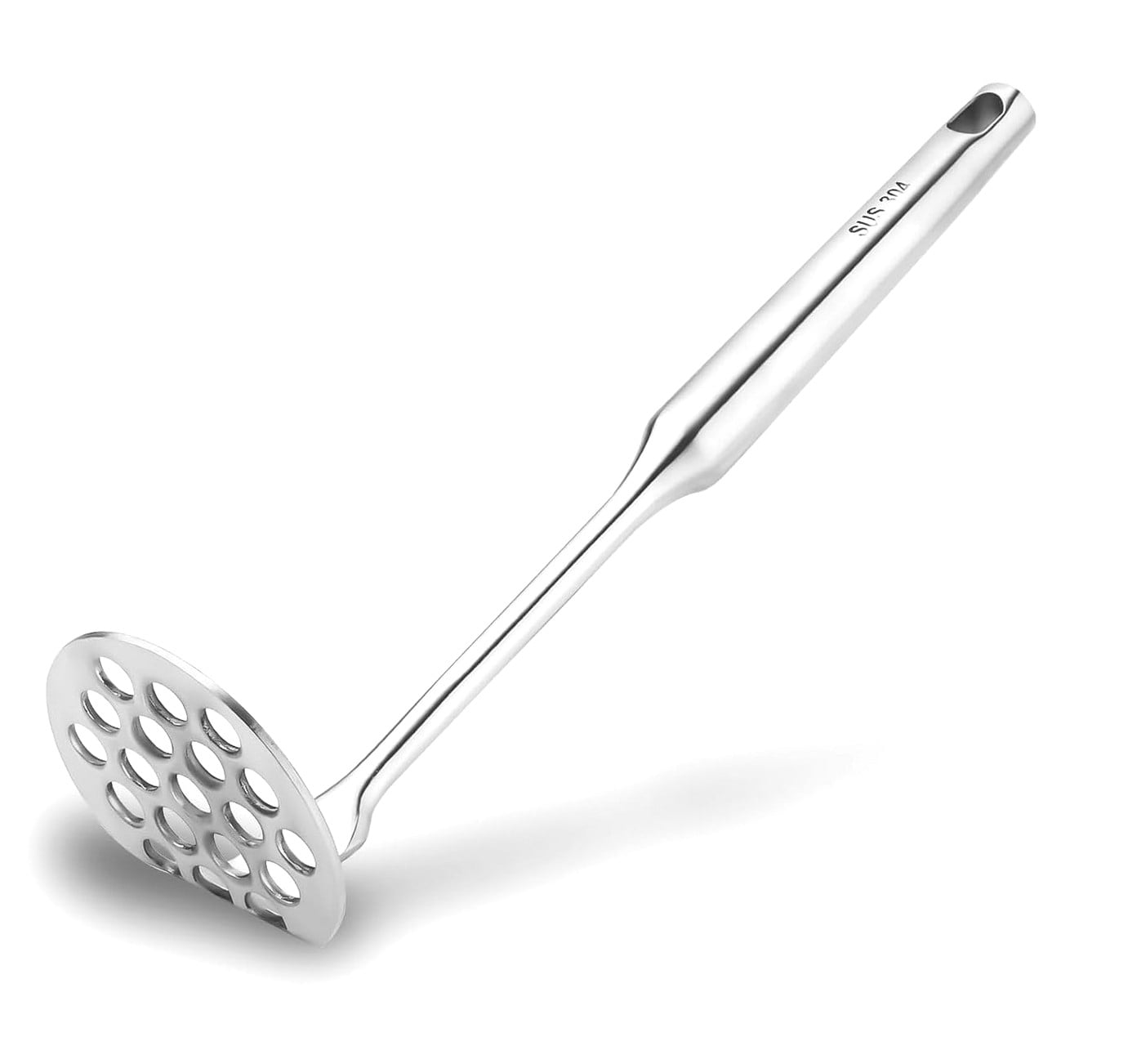 Wellsay Potato Masher, Steel Masher Small Mashed Potato Ricer Food ...
