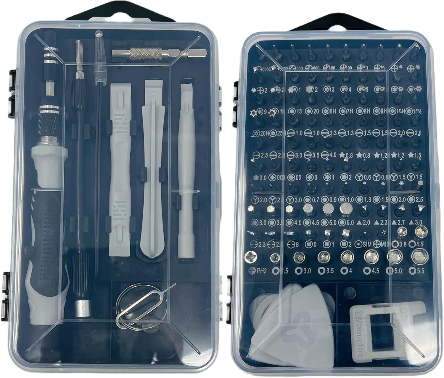 Wellsay Precision Screwdriver Bits Set 117 Piece, Magnetic Bits with ...