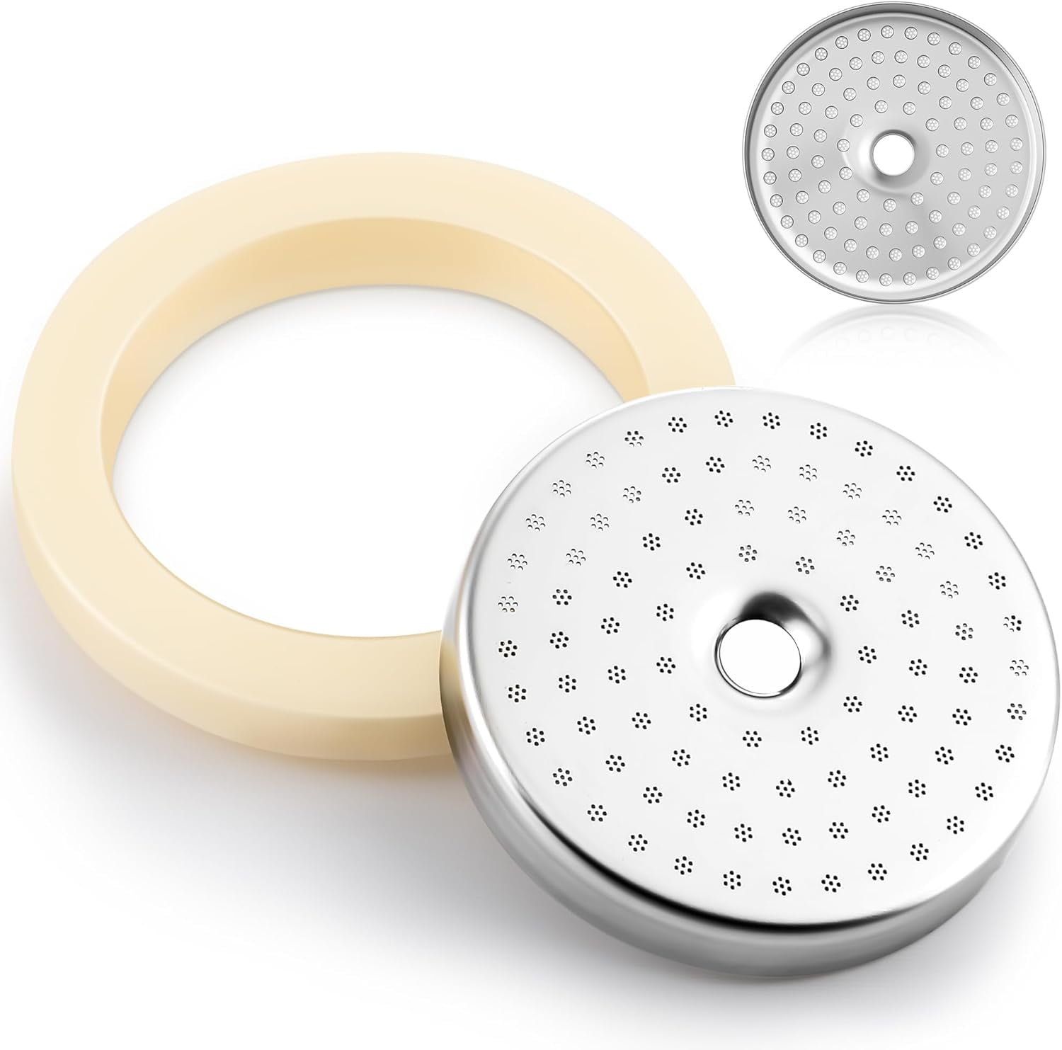 Wellsay Precision Shower Screen with Silicone Steam Ring, Compatible ...