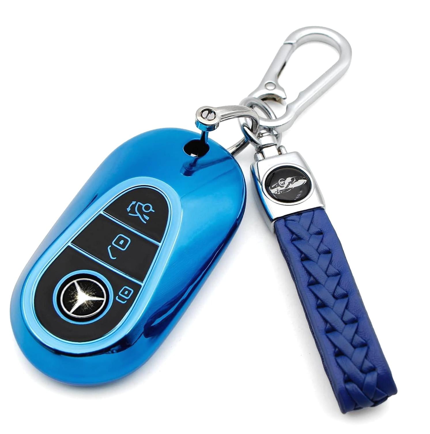 Wellsay Premium Soft TPU Key Case for 2022-2025 C, S, EQE, EQS, 2023 ...