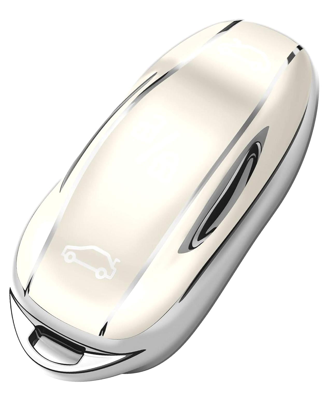 Wellsay Protective Key Fob Shell for Model 3 Model Y Model S (White ...