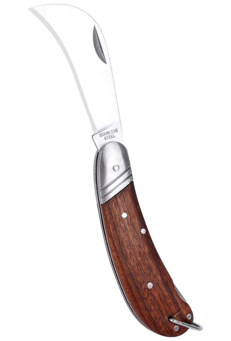 Wellsay Pruning Knife with , Stainless Steel Garden Hand Tools, Folding ...