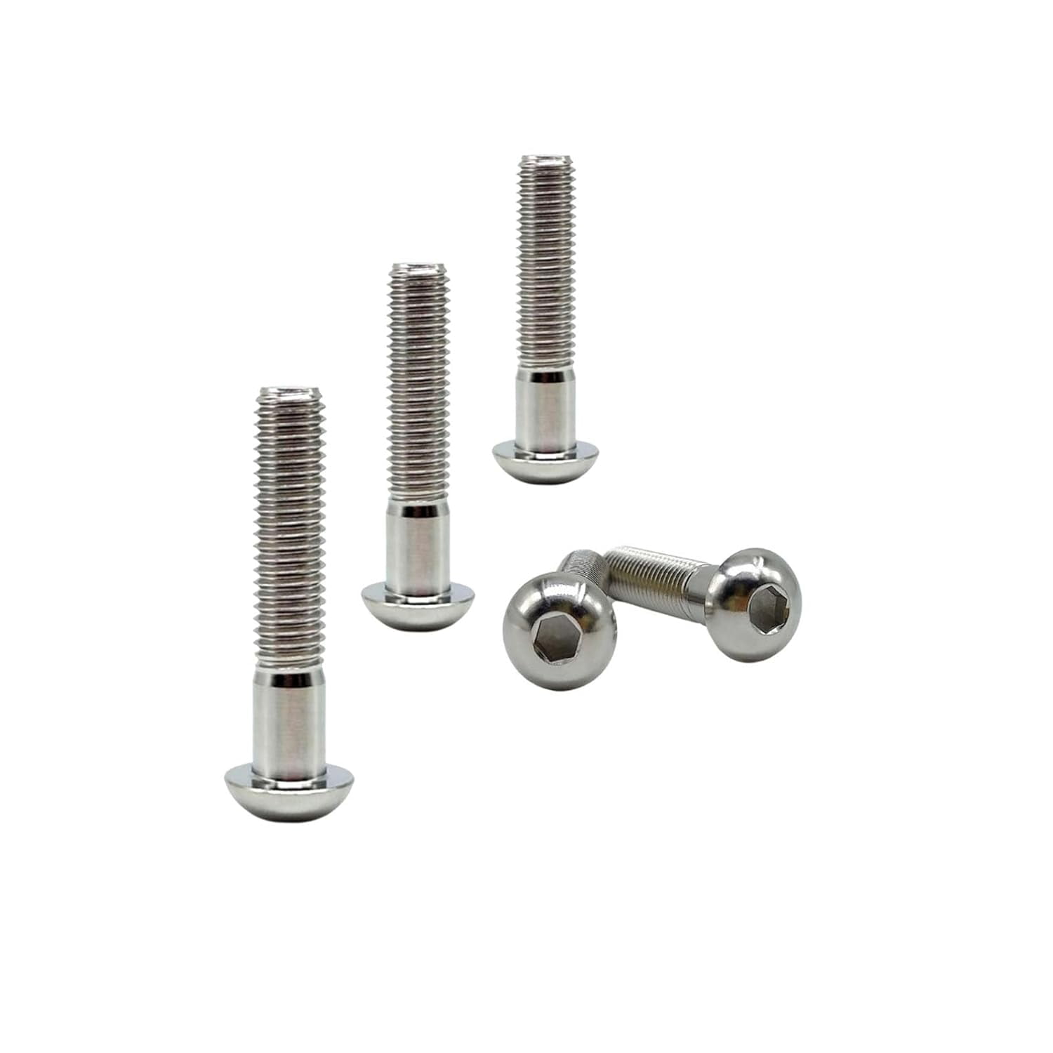 Wellsay RISON Titanium Screws M5X30mm Partially Thread Screw Button ...