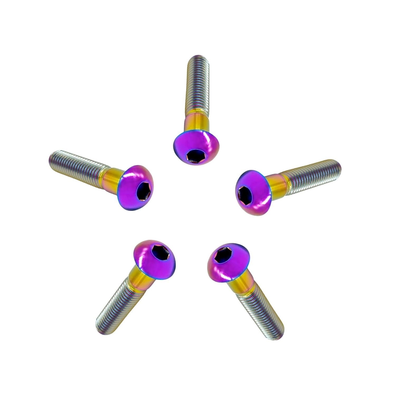 Wellsay RISON Titanium Screws M8X40mm Partially Thread Screw Button ...