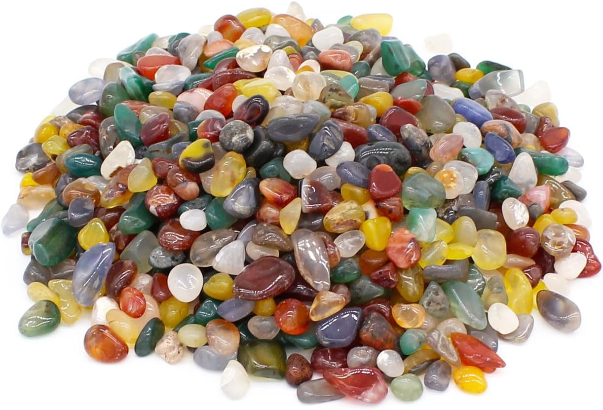 Wellsay RTCBEADS 1 Ib Natural Dongling Jade Small Tumbled ps Crushed ...