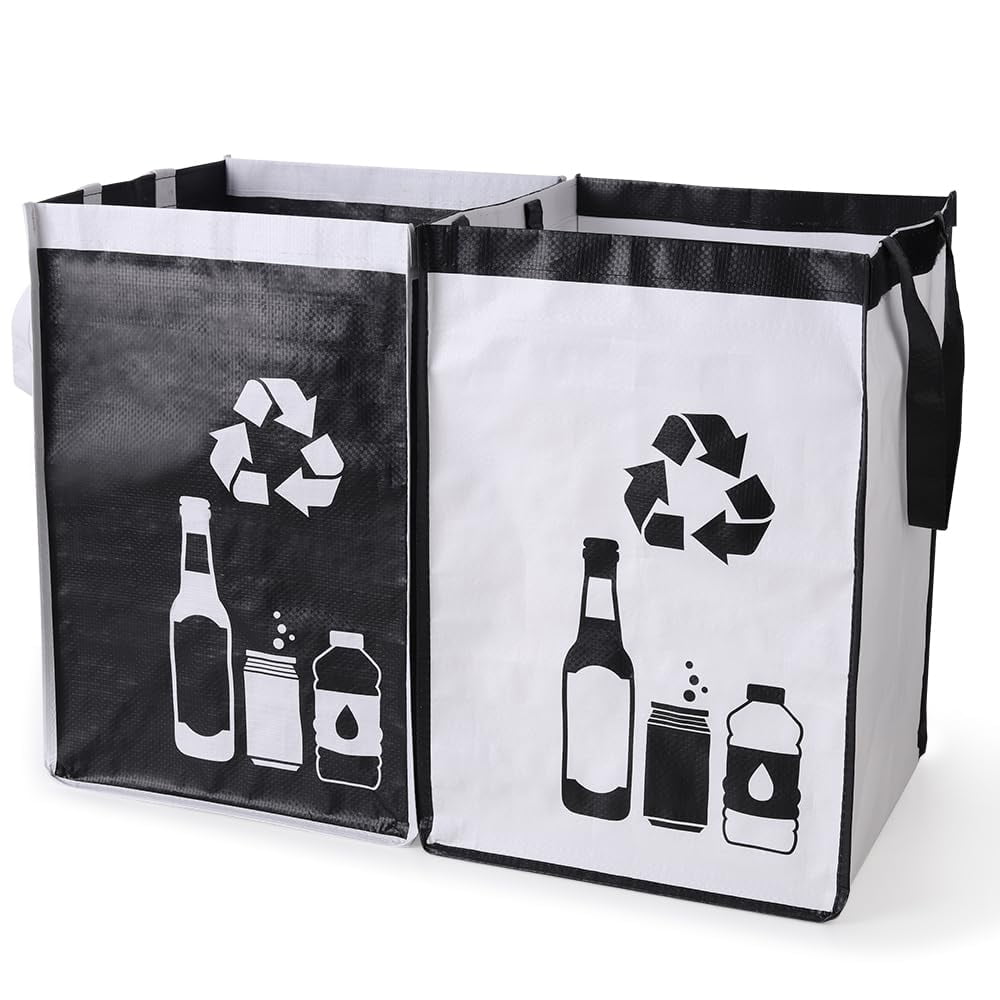 Wellsay Recycle Waste Bin Bags for Kitchen，Home Trash Sorting Bins ...