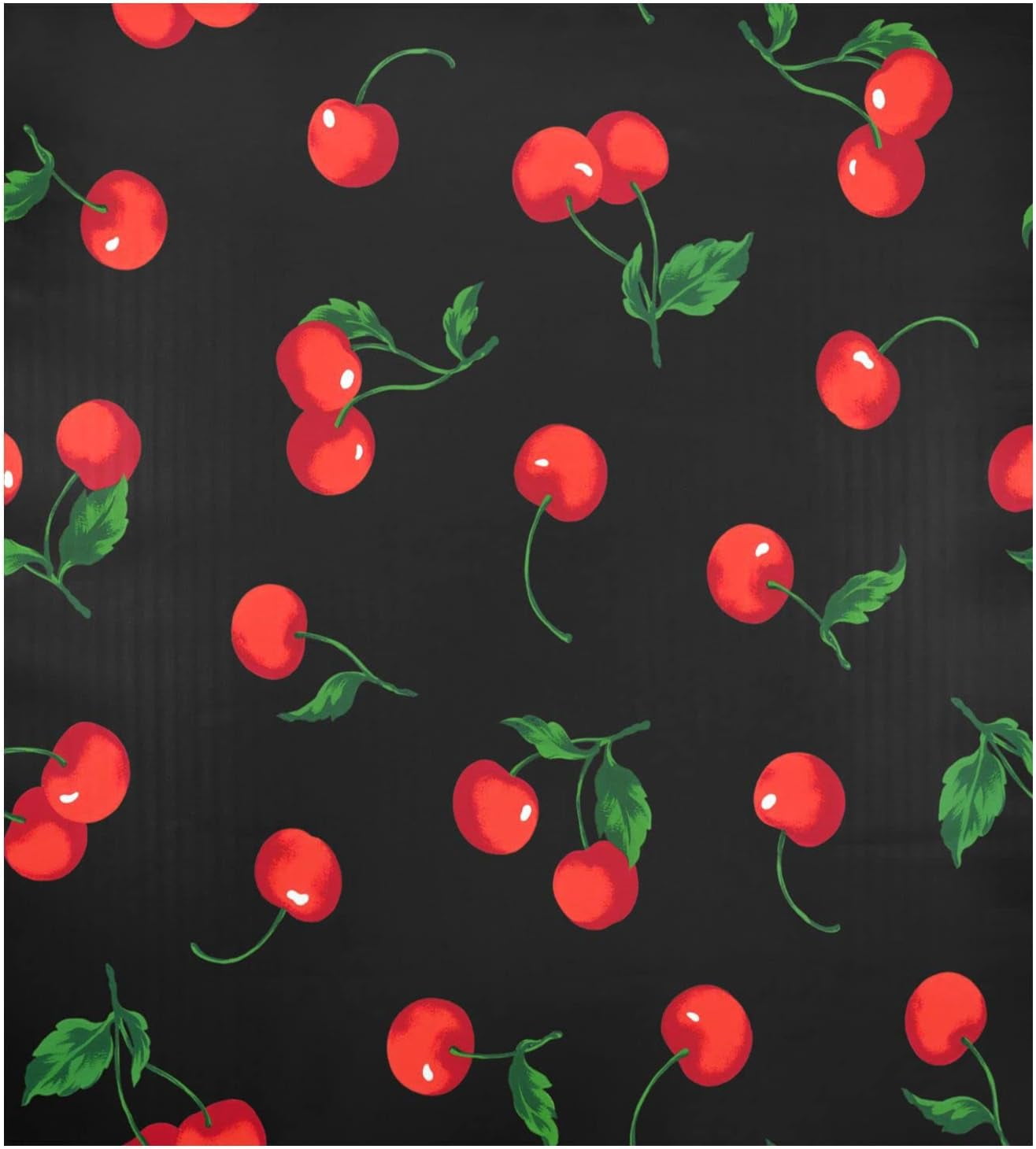 Wellsay Red Cherry with Leaves Dishwasher Magnet Cover Sticker ...