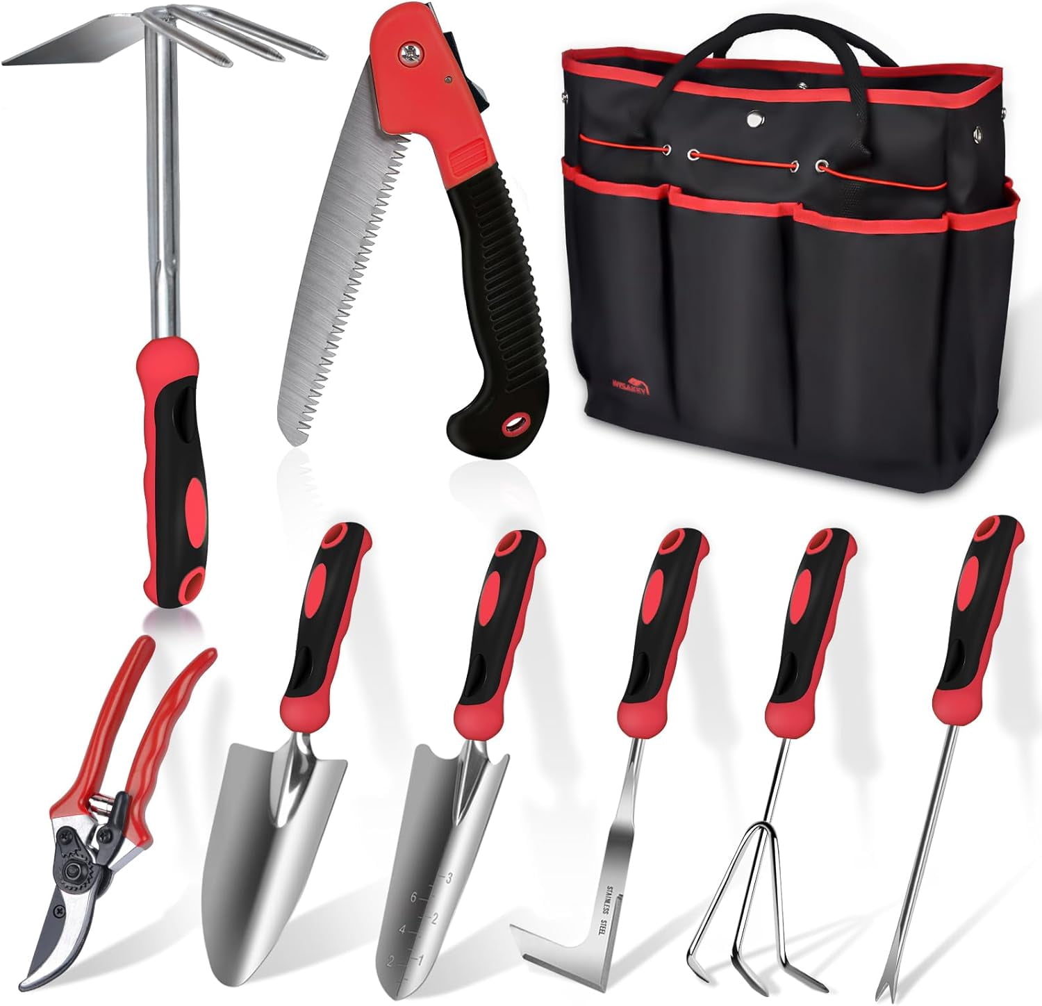 Gardening Tools Set Wellmax 12-Piece Heavy Duty Garden Tools Set ...