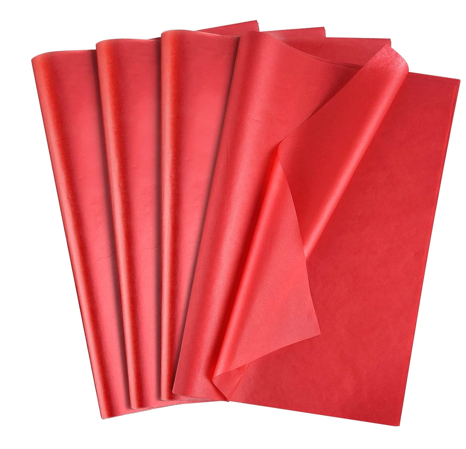 Wellsay Red Tissue Paper 80 Sheets Bulk, AORZIT 14x20 Inch Tissue for ...