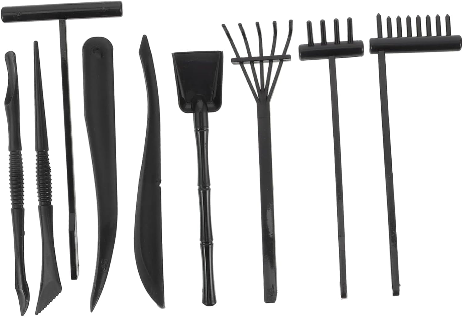 Wellsay Relief Zen Garden Rake Kit 9pc Sand Garden Tool Set for Zen ...