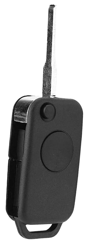 Wellsay Remote Key Fob Case, Flip 1 Button Key Fob Shell Replacement Cover for Class 1984-2004 ...