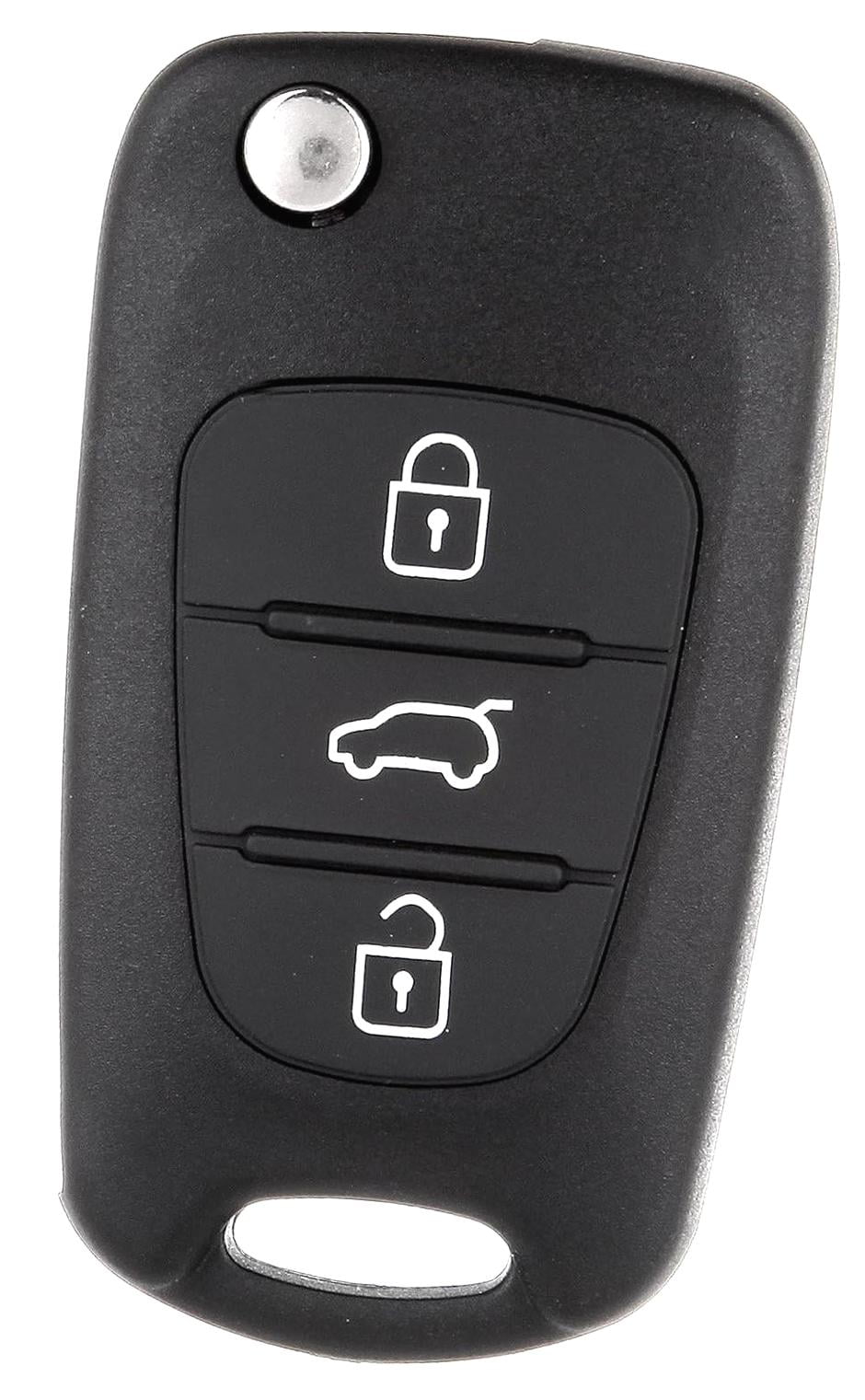 Wellsay Replacement Key Fob Shell Case for Kia Rio/Rondo/Soul/Sportage ...