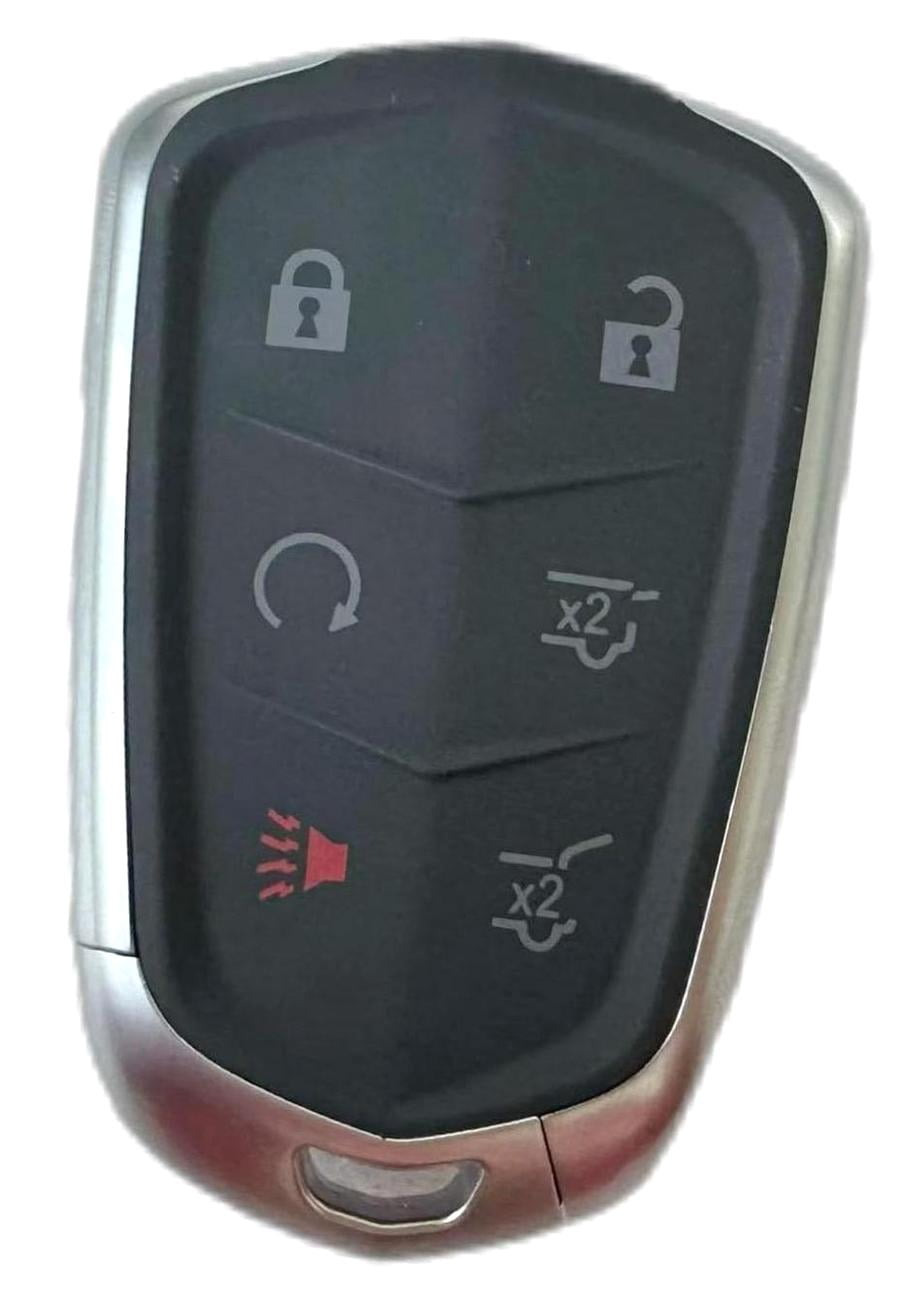 Wellsay Replacement Smart Remote Key Case Cover, 6-Button Design for ...