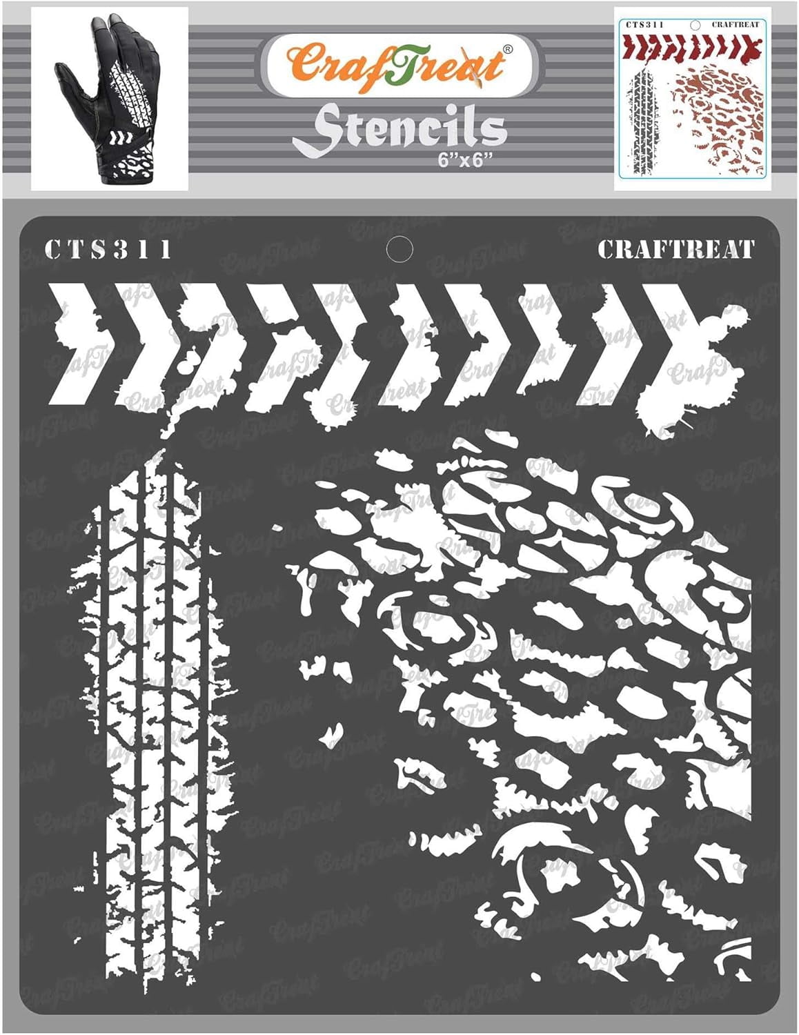 Wellsay Reusable Texture Stencils for Painting on Wood, Canvas, Paper ...