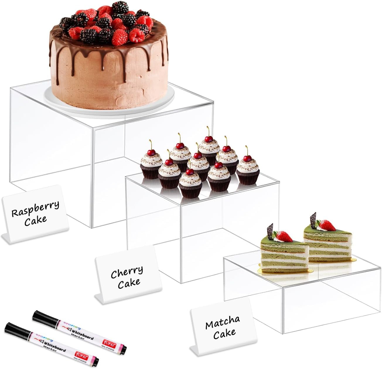 Wellsay Risers Display Stands Buffet Racks, Food Racks for Buffets ...