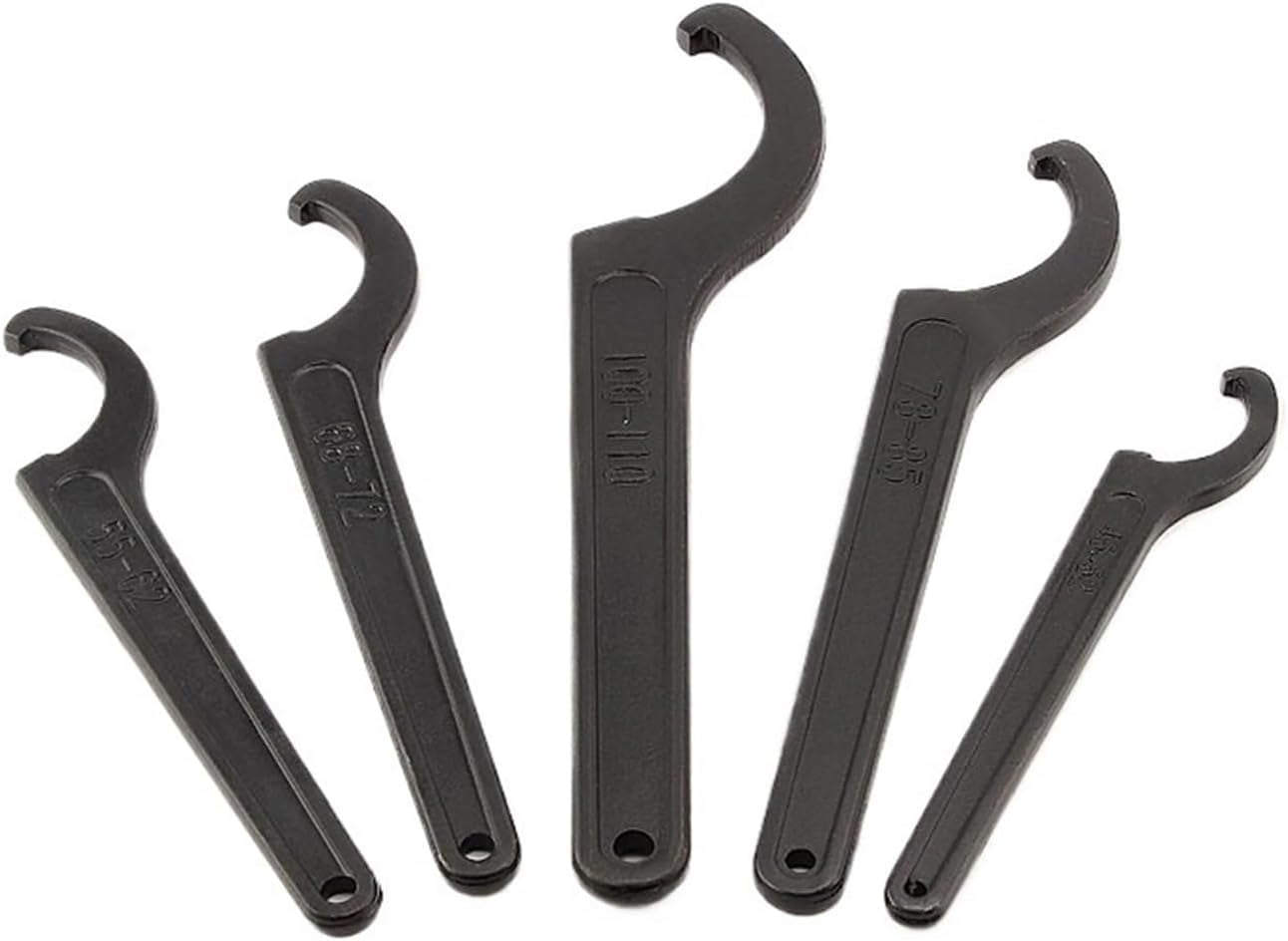 Wellsay Round Nut Half Moon Wrench - Adjustable Motorcycle Shock Absorber Wrench Set - Pre-Load ...