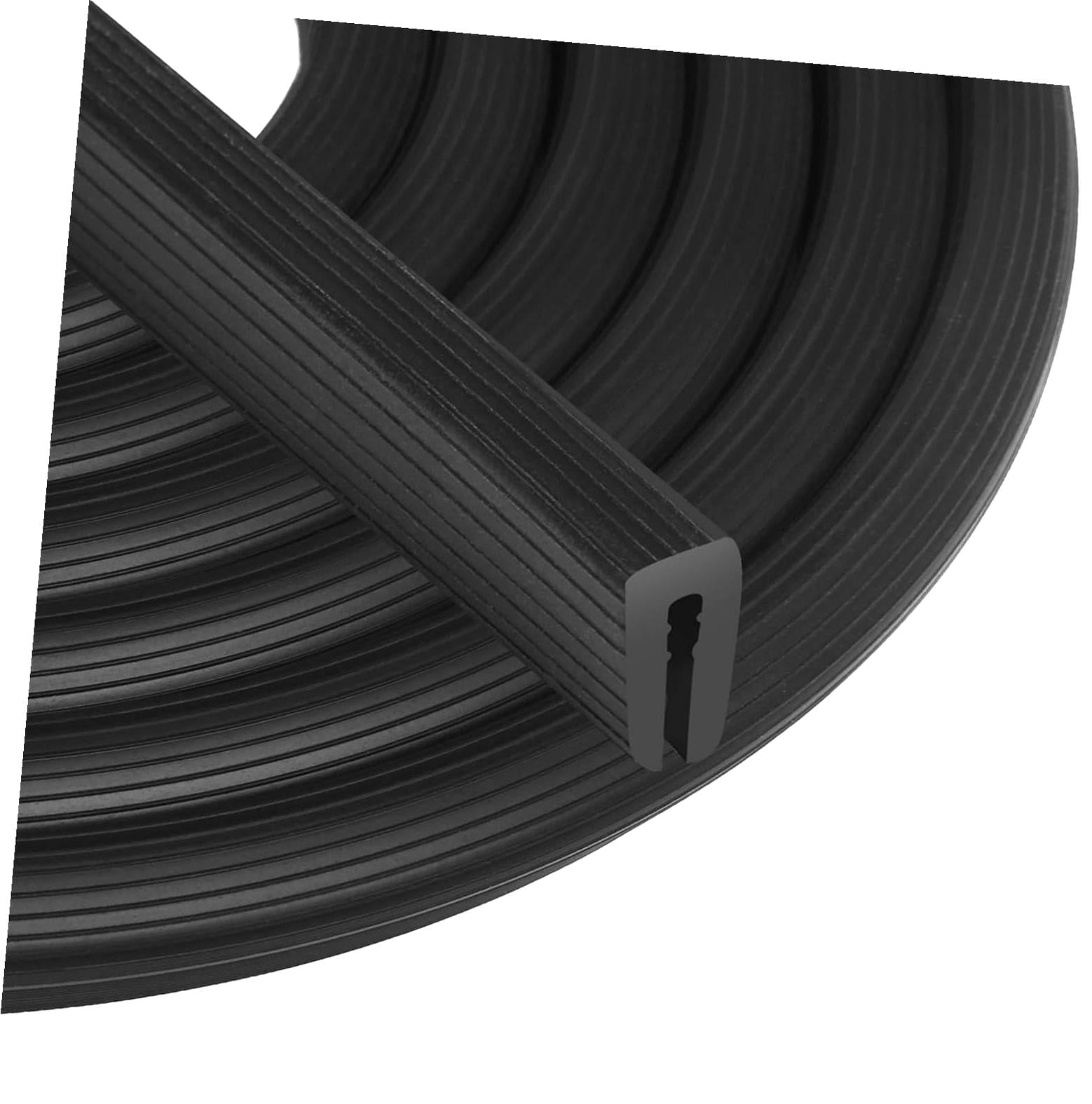 Wellsay Rubber, U Channel Door Weather Seal Kit, Self-Adhesive Door ...