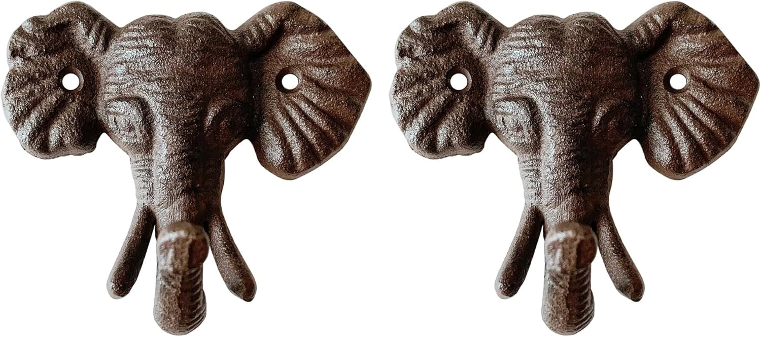 Wellsay Rustic Cactus-Shaped Decorative Wall Hook Rack Hangers for ...