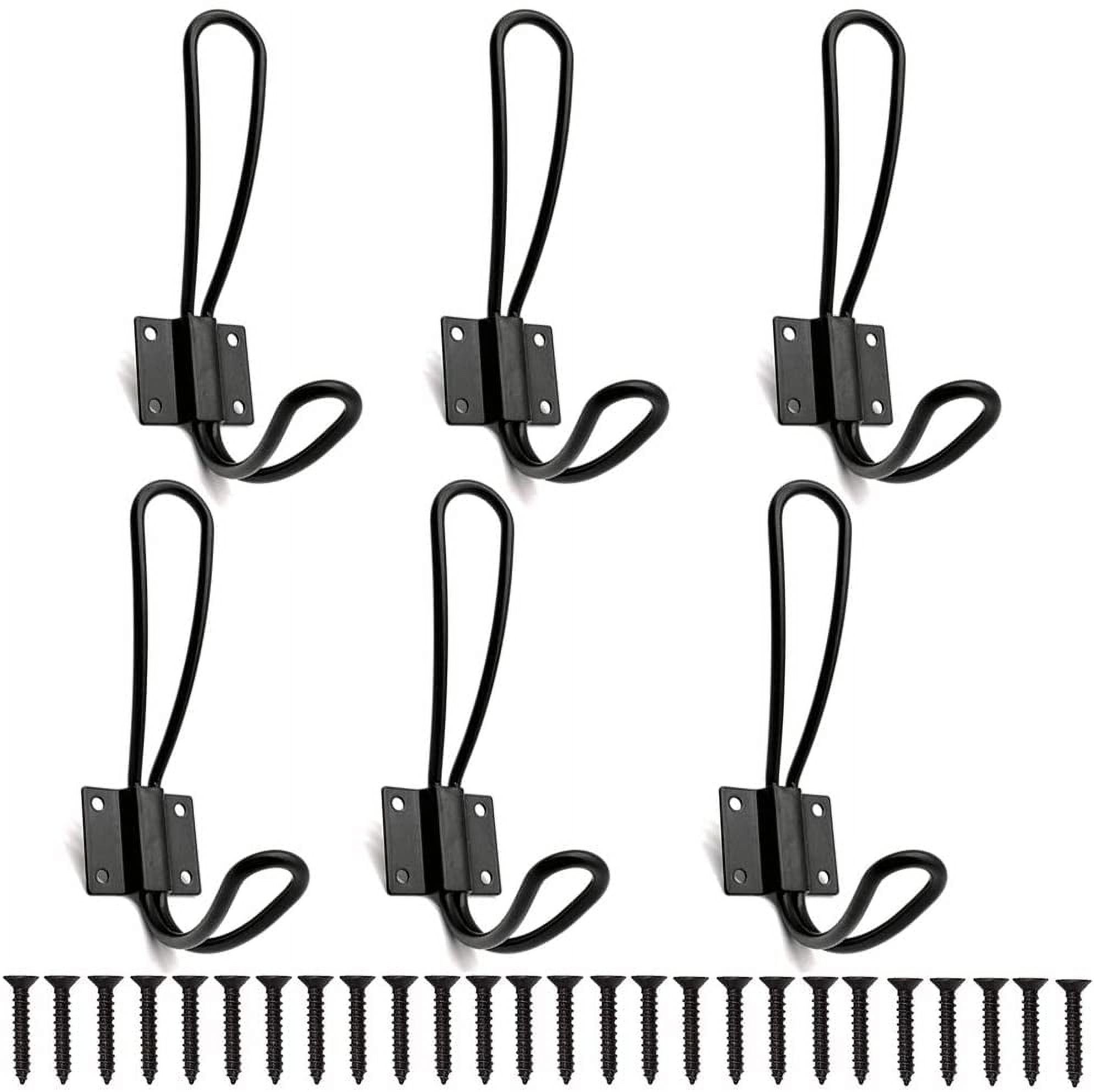 Wellsay Rustic Farmhouse Entryway Hooks 10 Pack Decorative Vintage ...