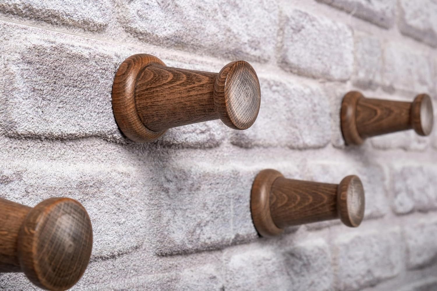 Wellsay Rustic Wall Mounted Coat Rack with Shelf 20” Wooden Entryway ...