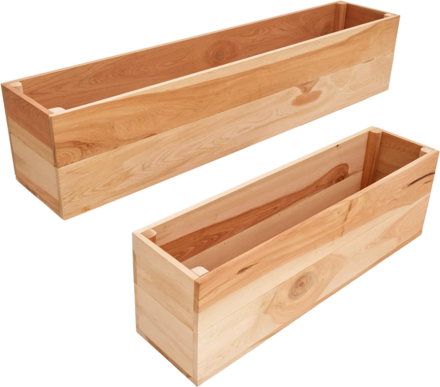 Wellsay Rustic Wood Crates for vintage decorative display, Nesting ...