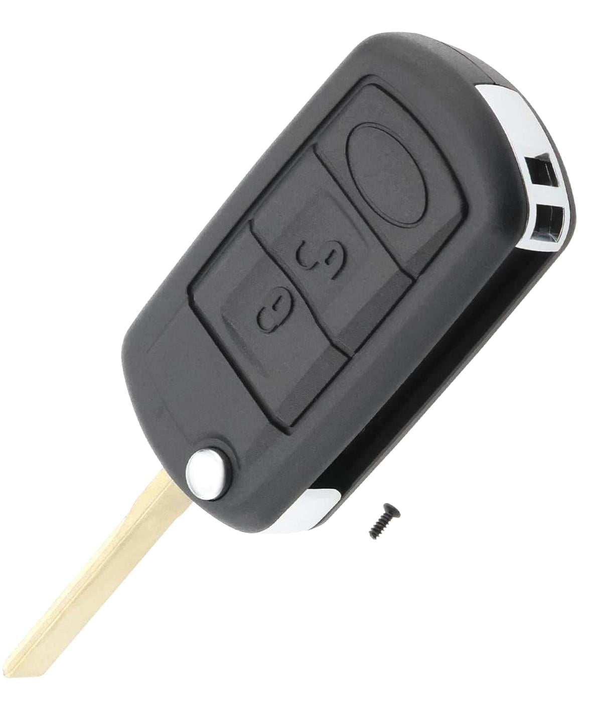 Wellsay SING F 3 Button Flip Car Key Fob Case Replacement for HU92 ...