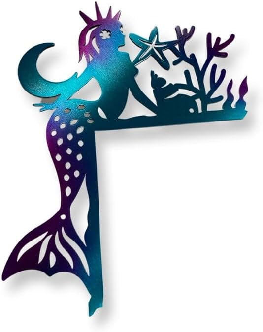 Wellsay Sea Turtle Door Frame Decoration Metal Turtle Wall Art Decor ...