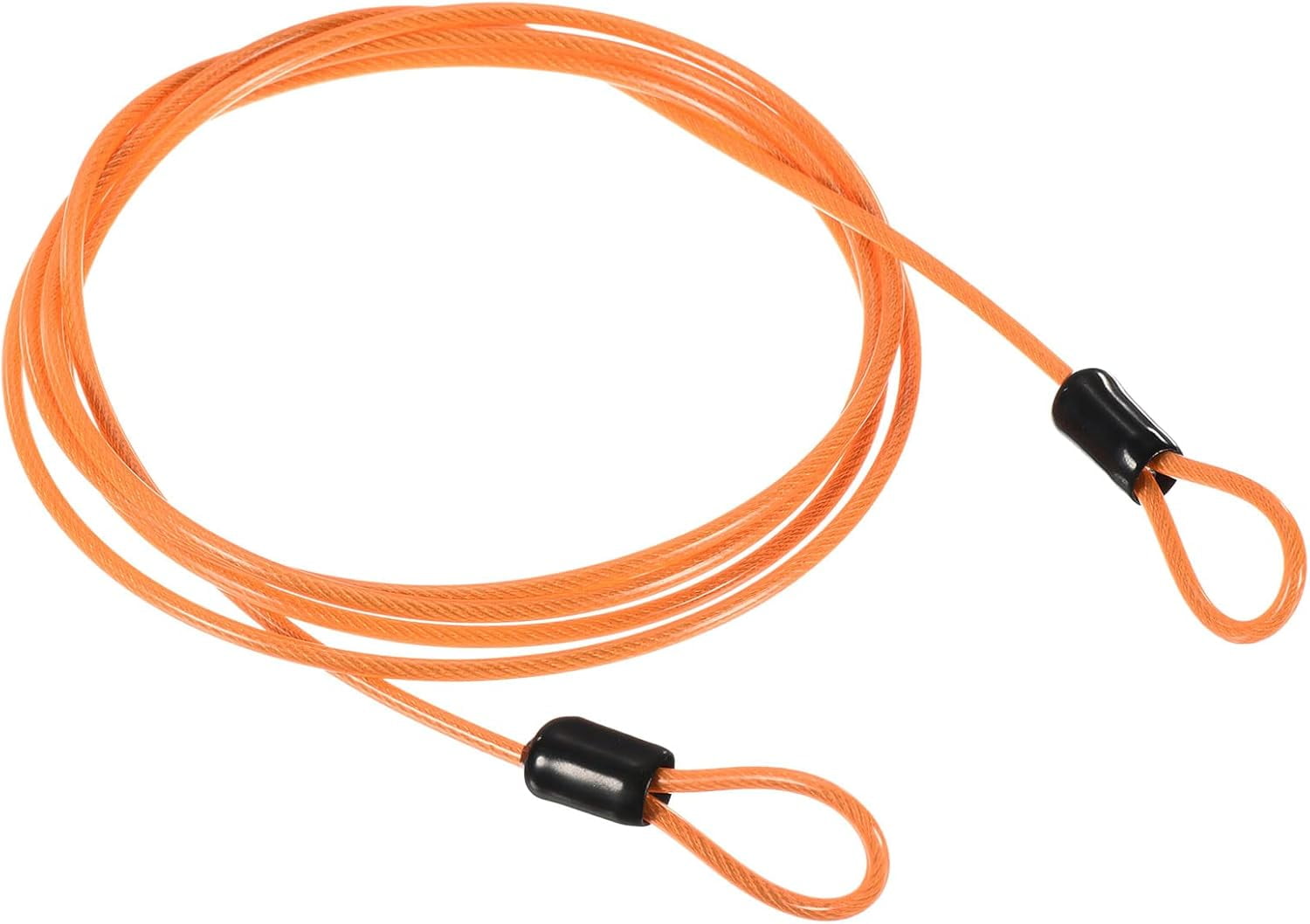 Wellsay Security Steel Cable 2.5mm x 1.5m/4.92ft Coated Lage Lock Wire ...