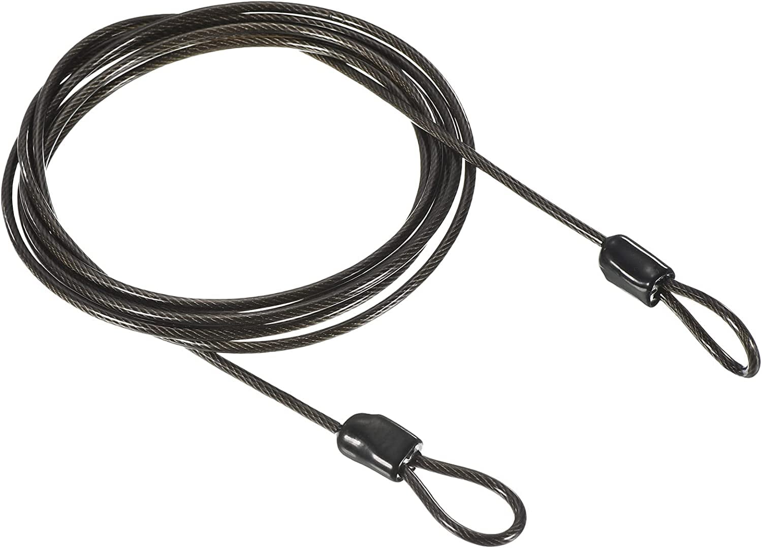 Wellsay Security Steel Cable 2.5mm x 2m/6.56ft Coated Lage Lock Wire ...