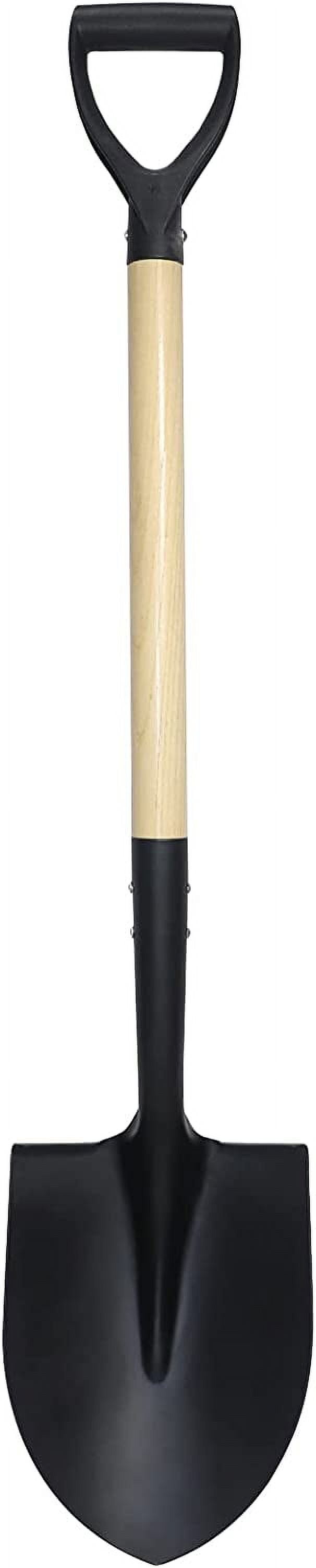Wellsay Shovel for Digging,Round Shovel, Garden Tool with D-Handle, 41 ...