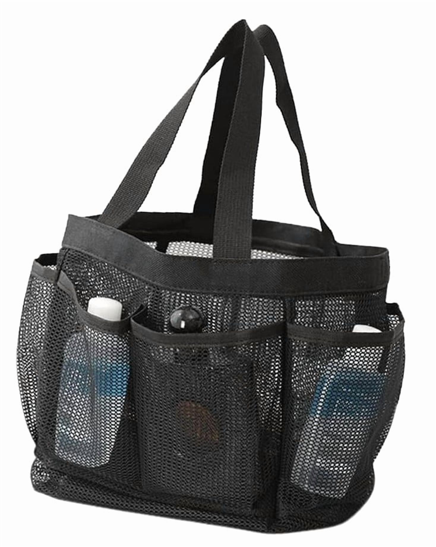 Wellsay Shower Caddy Tote Bag Large Shower Basket with 9 Storage Pocket ...