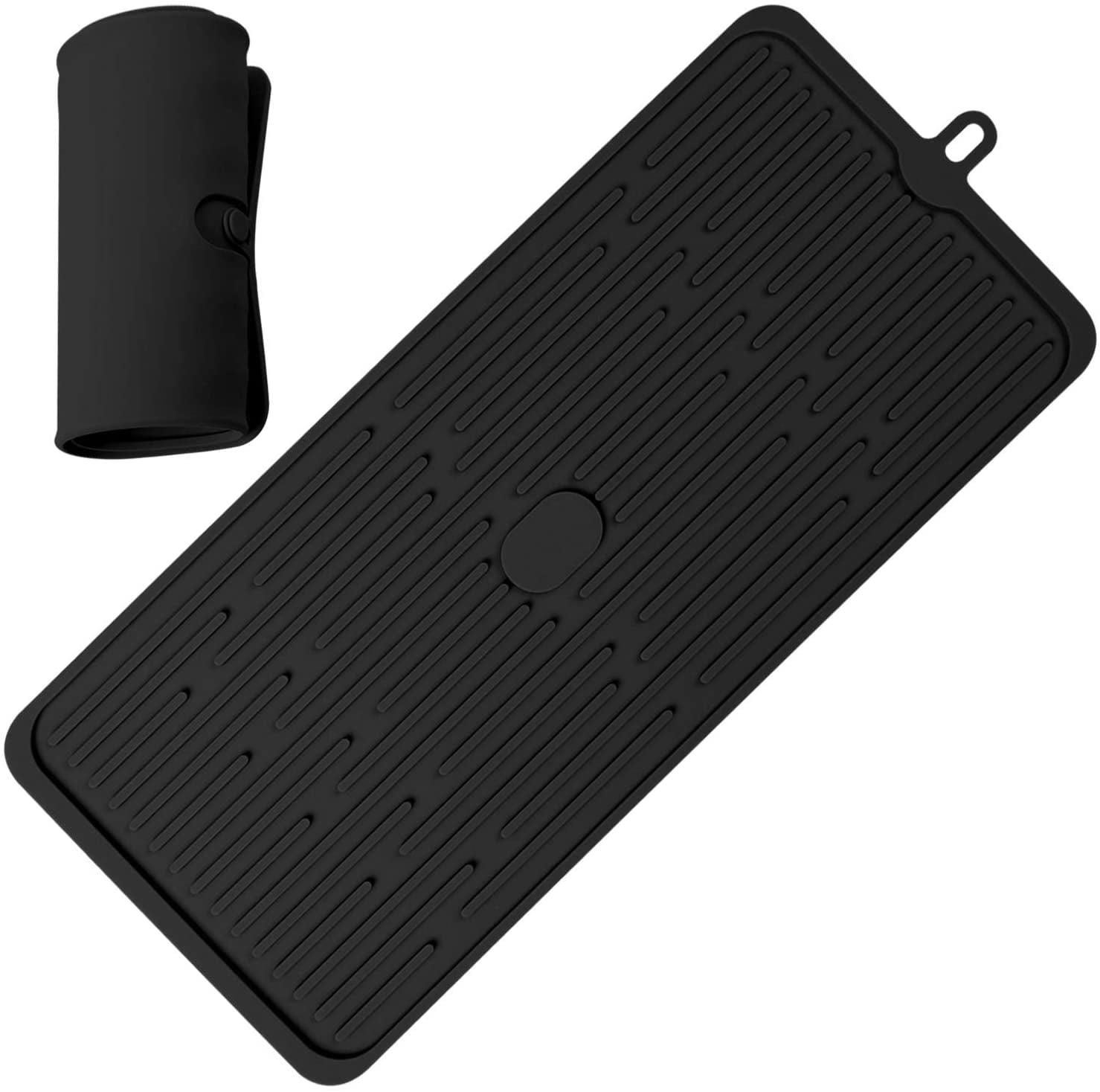 Wellsay Silicone Dish Drying Mat 18\u201dx8\u201d, Heat Resnt Trivets ...