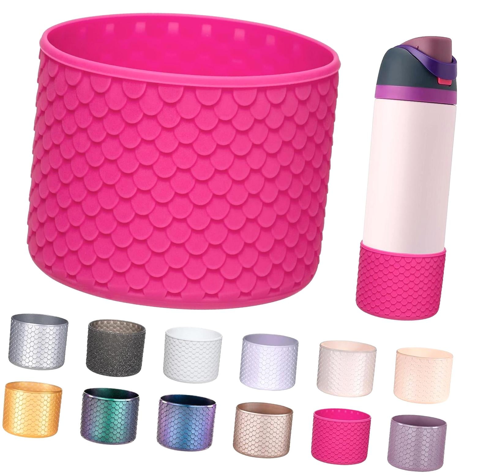 Wellsay Silicone Protective Cover for Owala 24oz, Decorative Anti- Base ...