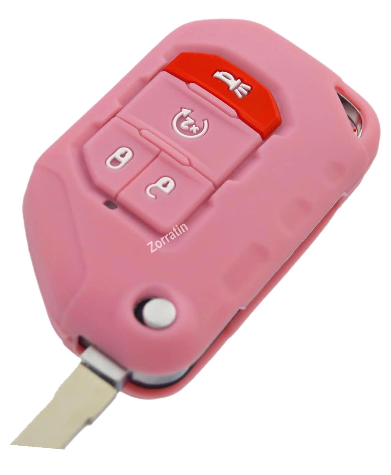 Wellsay Silicone Remote Key Fob Protector for Rubicon 392 JL JLU ...