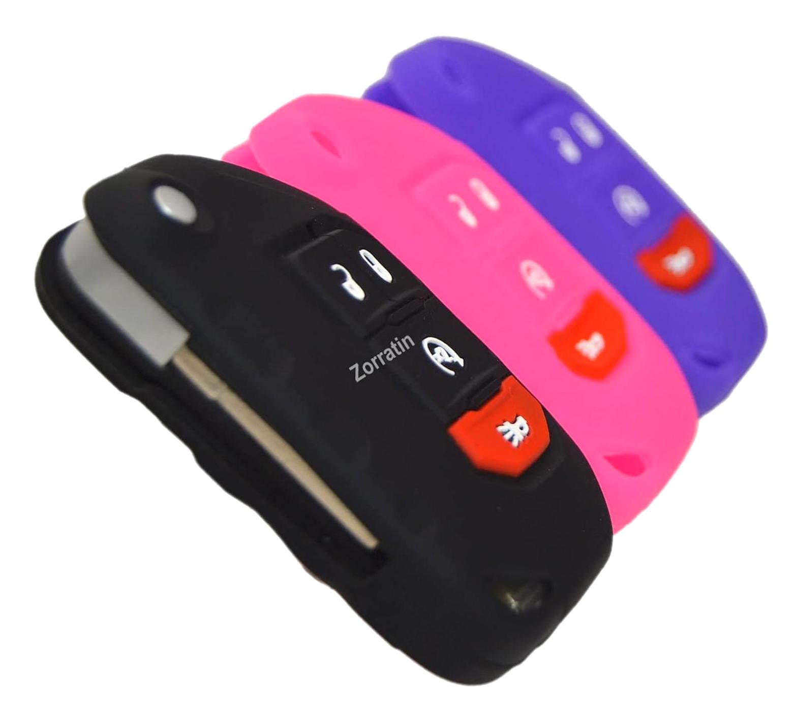 Wellsay Silicone Remote Key Fob Protector for Rubicon 392 JL JLU ...