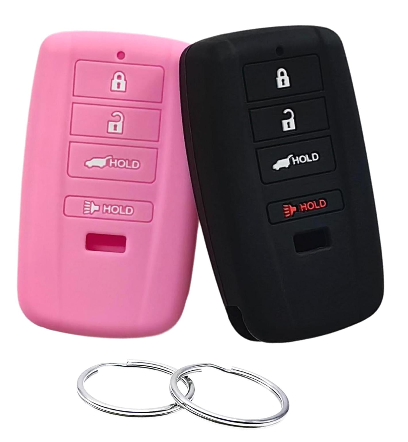 Wellsay Silicone Rubber Key Fob Cover (4 Buttons) with 2015-2022 ILX ...