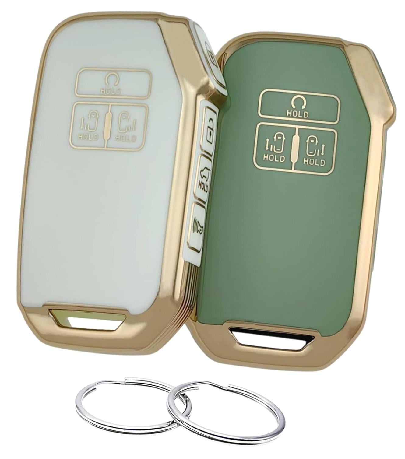 Wellsay Silicone Rubber Key Fob Cover with 2020-2023 Kia Carnival ...